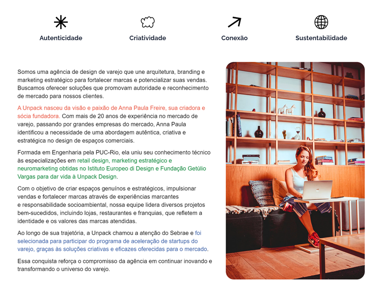 Site Unpack Design / Case do Estúdio Saccól
